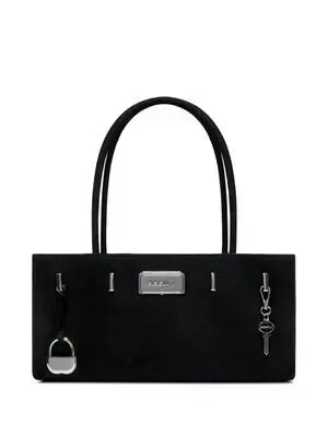 SEEN USERS Aura Suede-finish Padlock-detail Tote Bag