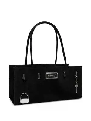 SEEN USERS Aura Suede-finish Padlock-detail Tote Bag