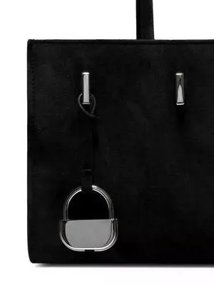 SEEN USERS Aura Suede-finish Padlock-detail Tote Bag