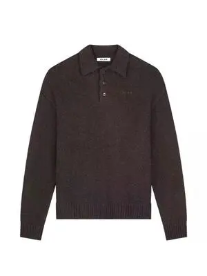 OLAF Long-sleeve Polo Shirt - Brown
