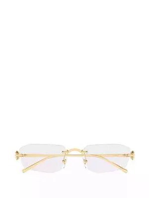 Cartier Clash De Rimless Geometric-frame Glasses