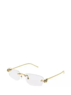 Cartier Clash De Rimless Geometric-frame Glasses
