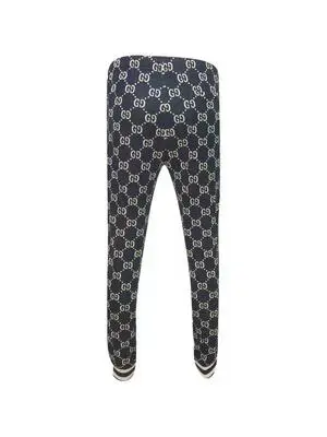 Gucci Monogram Jacquard Knit Track Pants