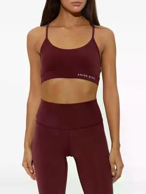 ANINE BING Eve Logo-print Training Bra