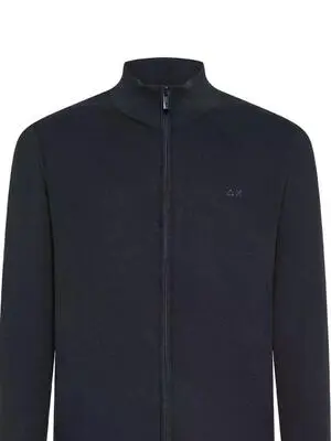 SUN 68 Zip-up Knitted Sweater
