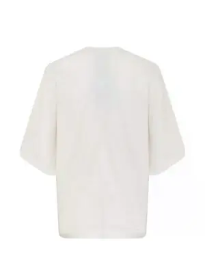 AGOLDE Shoulder Cut-out T-shirt - Neutrals