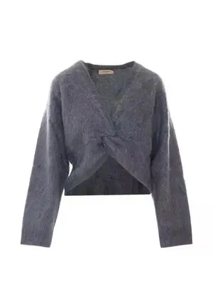 TWINSET Knot-detail V-neck Sweater