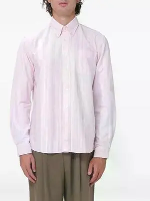 SEBAGO Stripe-print Button-down Shirt - Pink