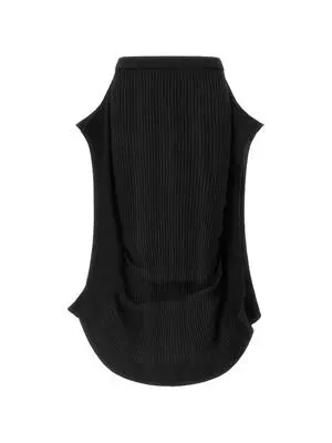 Issey Miyake Prance Ribbed-knit Maxi Skirt - Black