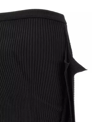 Issey Miyake Prance Ribbed-knit Maxi Skirt