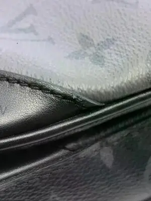 LOUIS VUITTON 2010s Trio Messenger Monogram Eclipse Messenger Bag