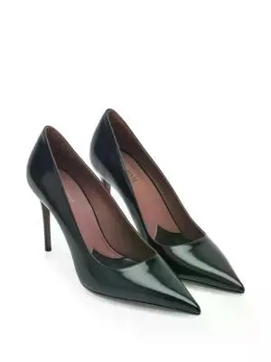 Paris Texas Vera Leather Pumps - Black