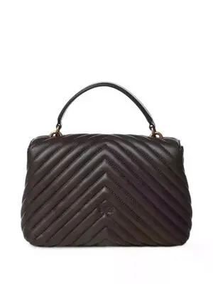 Pinko Mini Love Lady Puff Chevron-quilted Tote Bag