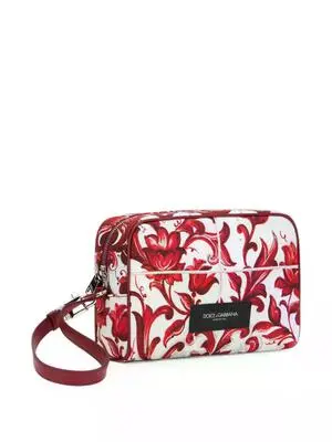 Dolce & Gabbana Majolica-print Essenza Poplin Handbag