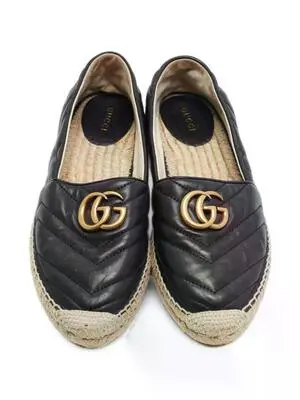 Gucci Gg Marmont Espadrille Flats