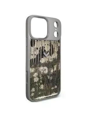 VELANTE Lizard-effect Leather Iphone 17 Pro Max Case