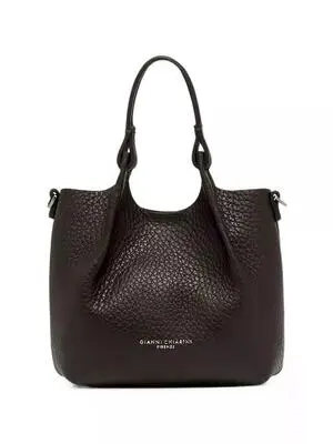 GIANNI CHIARINI Grained Leather Tote Bag