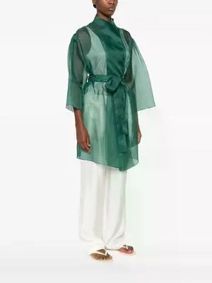 Antonelli Firenze Gustav Sheer Belted Jacket