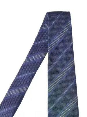 Cesare Attolini Diagonal-stripe Grenadine Tie