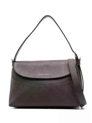 Orciani Midi Nana Soft-grained Leather Shoulder Bag