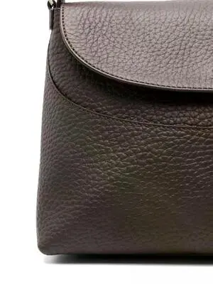Orciani Midi Nana Soft-grained Leather Shoulder Bag