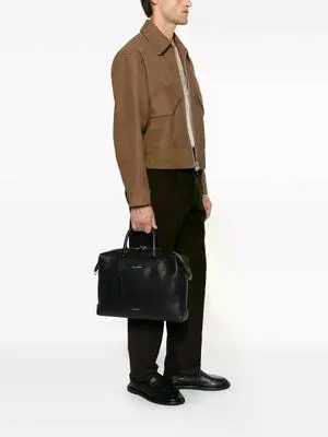 Paul Smith Signature Stripe Leather Briefcases Bag