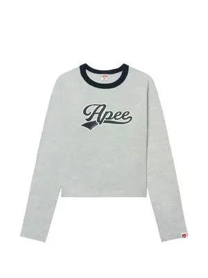 AAPE BY *A BATHING APE Logo-patch T-shirt - Grey