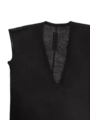 Rick Owens Dylan V-neck T-shirt - Black
