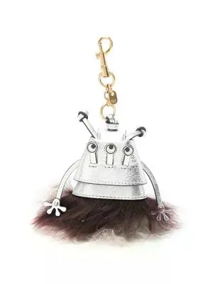 ANYA HINDMARCH Space Creature Antennae Lobster-claw-fastening Keyring - Silver
