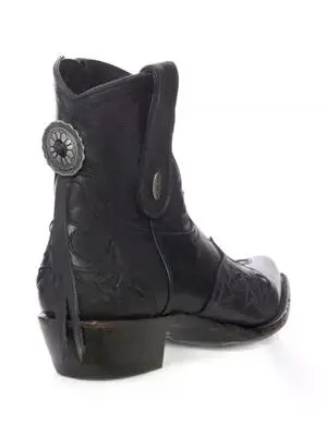 MEXICANA Stitched Plus Western Boots - Black
