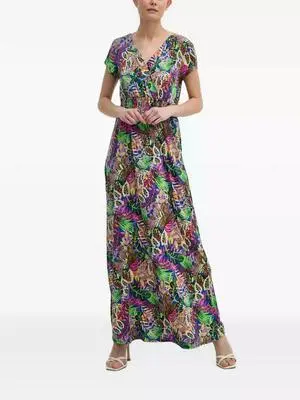 MORGAN Floral-print Maxi Dress - Multicolour