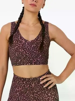 Sweaty Betty Soft-dot Print V-neck Sports Bra