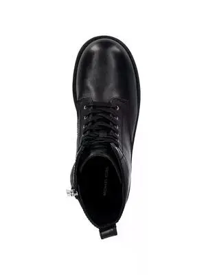 Michael Kors Lyle Leather Combat Boots