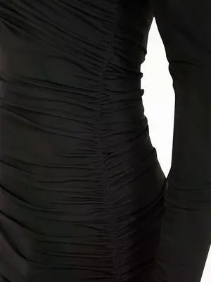 Elisabetta Franchi Ruched Maxi Dress