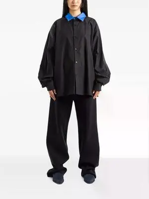 LII Contrast-collar Shirt