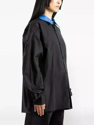 LII Contrast-collar Shirt