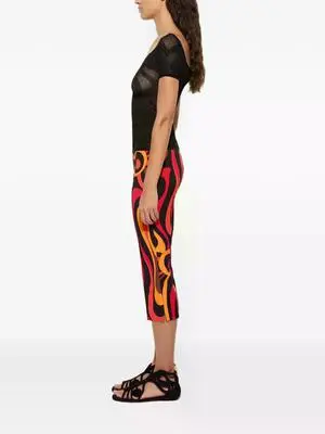 Emilio Pucci Marmo-print Capri Pants