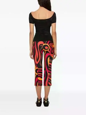 Emilio Pucci Marmo-print Capri Pants