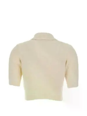 Elisabetta Franchi Button-up Short-sleeve Sweater