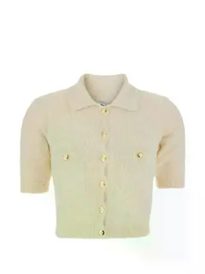Elisabetta Franchi Button-up Short-sleeve Sweater