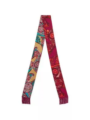 La DoubleJ Skinny Scarf - Red