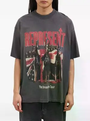 REPRESENT Graphic-print T-shirt - Grey