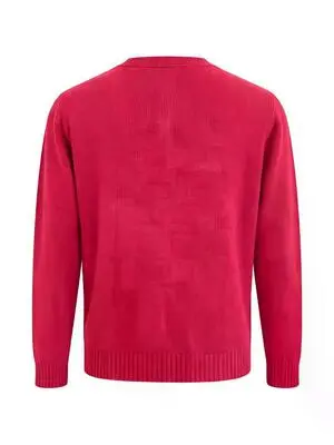 JURTA Verbier Intarsia-knit Sweater - Red
