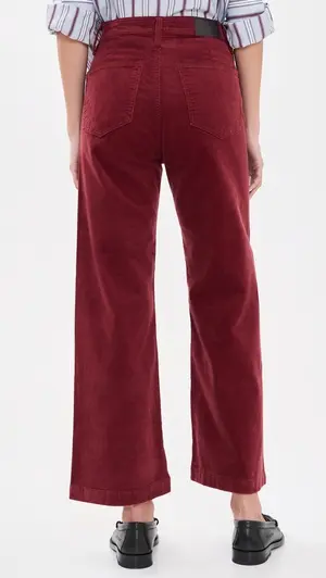 PISTOLA Penny Crop High Rise Corduroy Pants