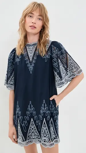 Sea Vali Embellished Mini Dress