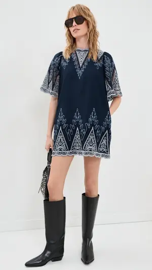 Sea Vali Embellished Mini Dress