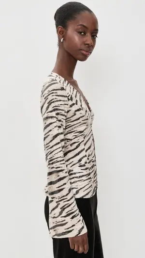 BAILEY ROSE Zebra Top