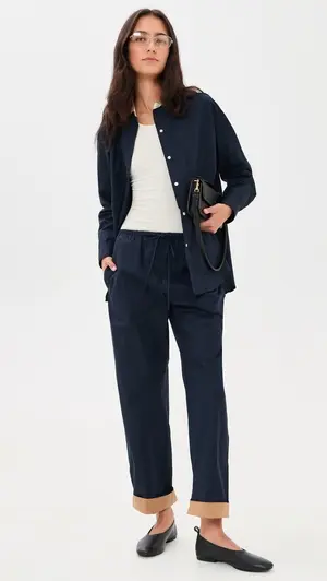 LESET Yoshi Contrast Drawstring Pants