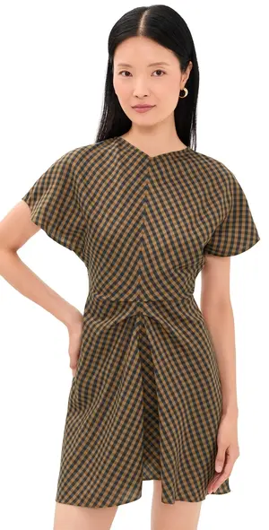 A.L.C. Leni Dress - Pecan/navy