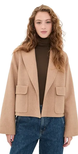 Splendid X Cella Jane Crop Icon Coat - Praline